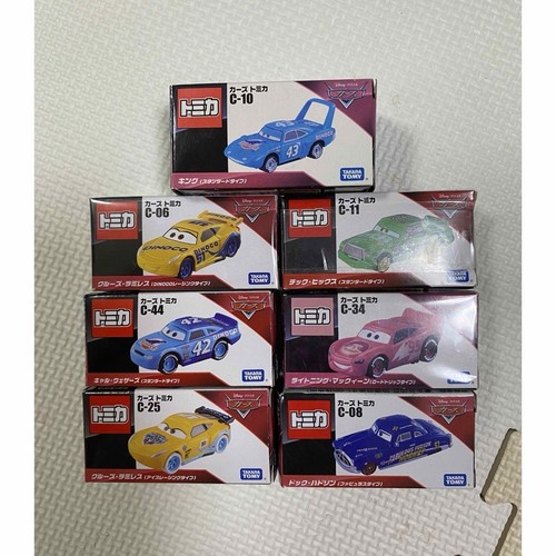 Tomica Cars 7-Pack Set Lightning McQueen Sally Ramon Kid Note Used | eBay