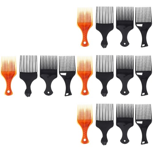 Portable ABS Hair Pick for Curly Hair Hairdressing Tool Assorted Colors ...