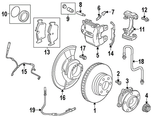 BMW 34116768018 GENUINE OEM CALIPER BLEEDER SCREW | eBay