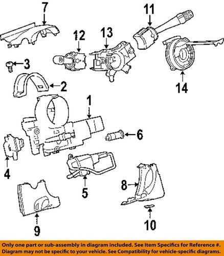 GM OEM 05-09 Cobalt Shroud, Switches Levers-Ignition Hsng 23233198 | eBay