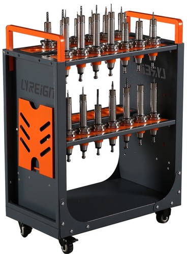 Heavy CNC tool cart CAT40/BT40/NMTB40 CNC Tool Holder - Holds 28 Tool ...