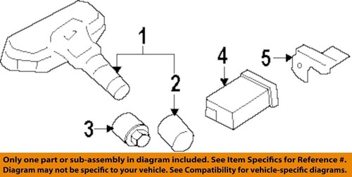 HYUNDAI OEM 08-14 Accent Tire Pressure Monitor Components-Tpms Sensor ...