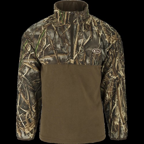 DRAKE 1/4 ZIP REFUGE EQWADER PULLOVER JACKETS MAX 7 CAMO - DW7355-038 ...