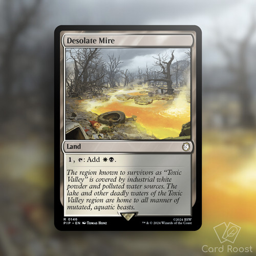 MTG Desolate Mire 0146 Universes Beyond: Fallout PIP Land | eBay