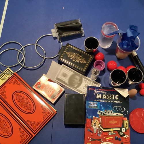 Used Magic Set Complete With Book Of Tricks And Lots Of Supplies | eBay