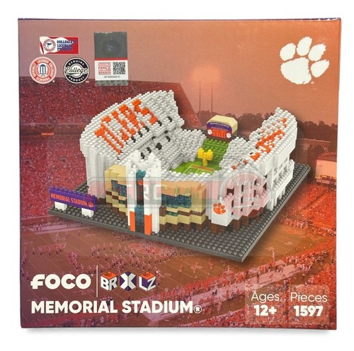 Clemson Tigers BRXLZ NCAA Memorial Stadium 3-D Construction Block Set ...
