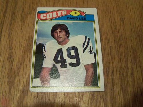 DAVID LEE 1977 TOPPS FOOTBALL CARD # 482 | eBay