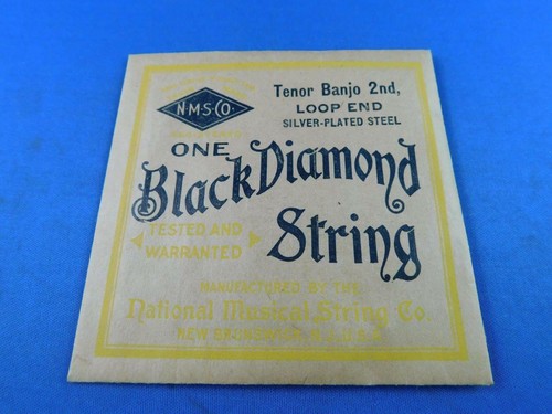 1 BLACK DIAMOND STRING TENOR BANJO 2ND LOOP END SILVER PLATED | eBay