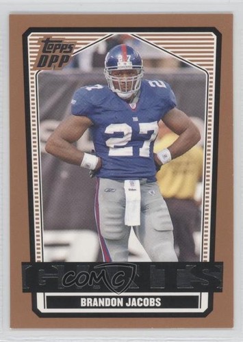 2007 Topps Draft Picks and Prospects (DPP) Brandon Jacobs #99 | eBay