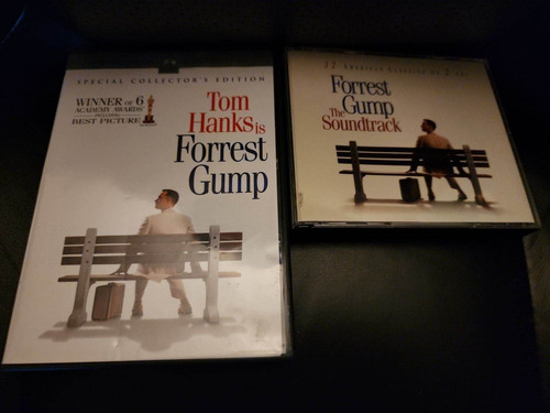 Forrest Gump (DVD, 2-Disc Set, Collectors Edition) + Movie Soundtrack 2 ...
