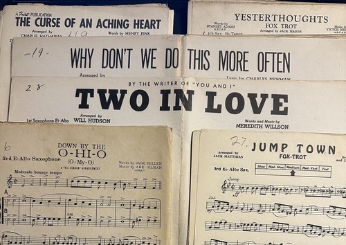 6 20s/30s Band Arrangement Packets Medium Thickness !! | eBay