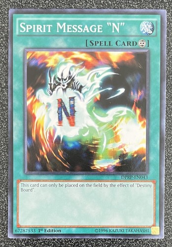 Konami - Yu-Gi-Oh! TCG, Spirit Message "N" DPRP-EN043 | eBay