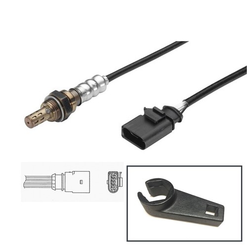 LAMBDA SENSOR + SOCKET REAR FOR AUDI A1 A3 VW BEETLE GOLF POLO SEAT ...