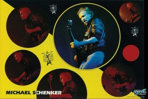 MICHAEL SCHENKER POSTER Live on Stage Collage RARE NEW | eBay