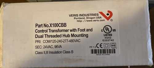 Veris X100CBB (Control Transfomer) | eBay