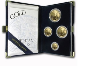 4 Coin Proof Gold American Eagle Set for sale | eBay