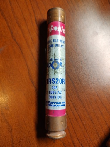 Ferraz Shawmut TRS20R Smart Spot Fuse 20 Amp 600 VAC FREE SHIPPING | eBay