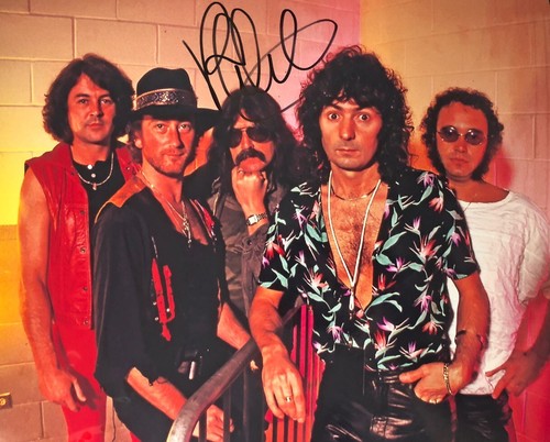 RITCHIE BLACKMORE DEEP PURPLE Hand Signed Autograph Signature 8x10 ...