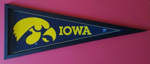 12x30 Iowa hawkeyes frame pennant | eBay