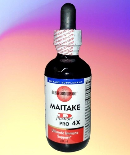 60 ML (2 oz) Mushroom Wisdom MAITAKE D fraction PRO 4X (EXP. 08/2026 ...