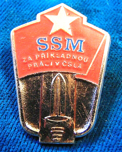 USSR Soviet Russia Czech SSM 1 1/2" high metal badge pin | eBay