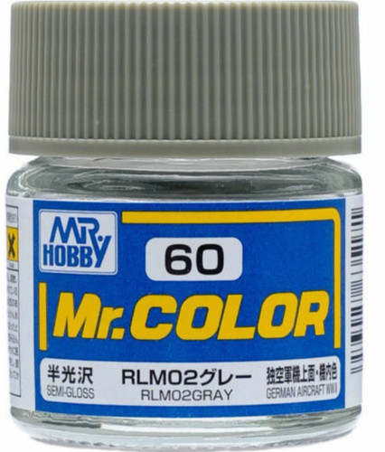 Mr. Hobby C60 Mr. Color Gloss RLM02 Gray Lacquer Paint 10ml - US | eBay