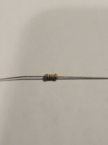 6.8 Ohm Resistors, 1/4 W, 5% (Pack of 25) Bands are Blue-Gray-Gold-Gold ...