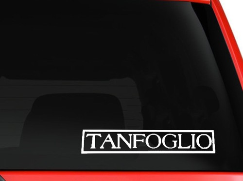 Tanfoglio logo for car SUV decal sticker 6" White | eBay