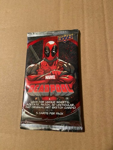2019 Upper Deck Marvel Deadpool Insert Hobby HOT Pack Patch Sketch ...
