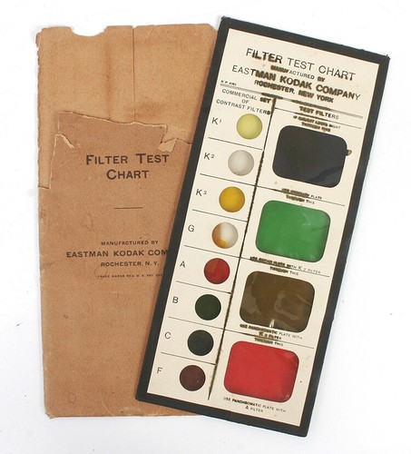 KODAK FILTER TEST CHART/166774 | eBay
