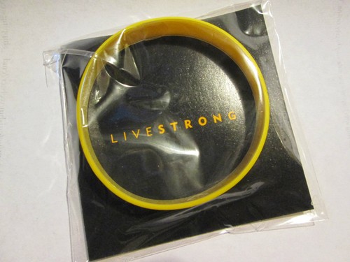 LARGE SIZE - LIVESTRONG WristBAND Wrist band LANCE ARMSTRONG band ...