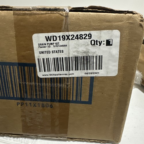 New Genuine OEM GE Dishwasher Drain Pump Kit WD19X24829 | eBay