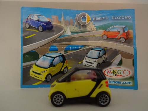 Auto Ferrero / 2007 - TT-089 - Smart Fortwo / Gelber Smart Coupe + BPZ ...