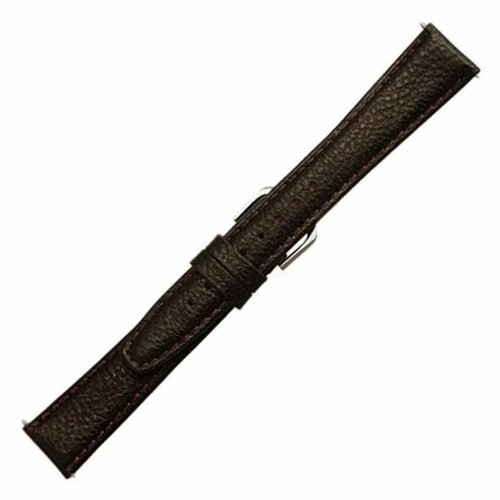 New Stuller 10/12/14 mm Tan/Black Textured Genuine Calf Ladies' watch ...