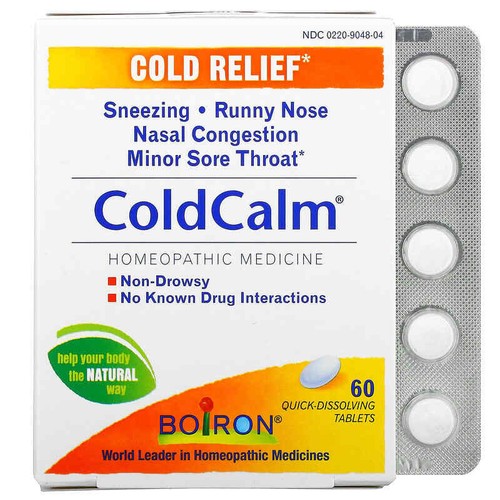 Boiron Coldcalm, 60 Tablets, Homeopathic Medicine for Cold Relief | eBay