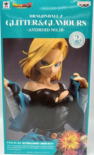 Android 18 (Turquoise Blue) Model Number Glitter Glamours Banpresto ...