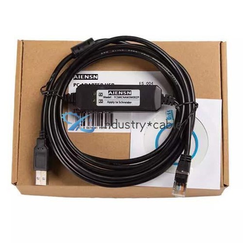 1PCS New TCSMCNAM3M002P Download Data Cable For ATV Inverter LXM Servo ...