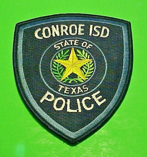 CONROE TEXAS TX I.S.D. 4 1/4" POLICE PATCH FREE SHIPPING!!! | eBay
