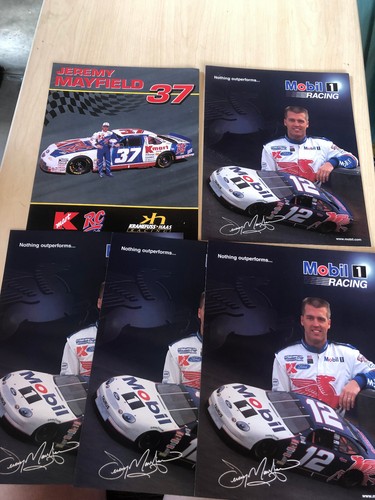 LOT of 5 Jeremy Mayfield Mobil 1 #12 & KMart #37 Hero Card #N8 | eBay