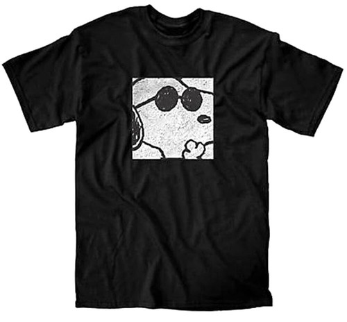 Mighty Fine Snoopy Oh My Face Tee Shirt Large Black | eBay