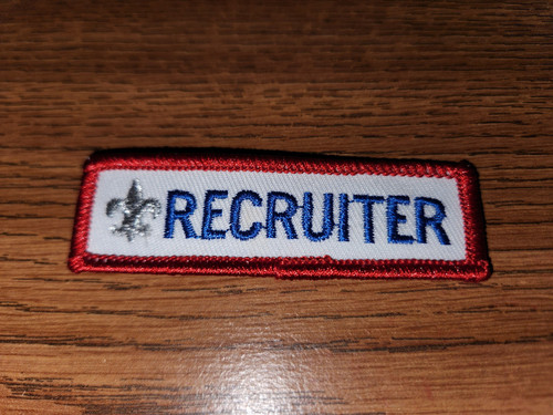 Current Style Boy Scout Recruiter Patch Segment Strip New | eBay