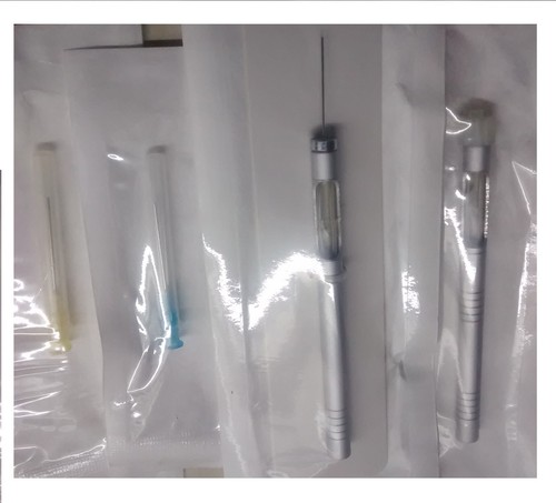 Back flush Flute Needle & Back Flush Handle 20 G 20 G two 2 piece | eBay