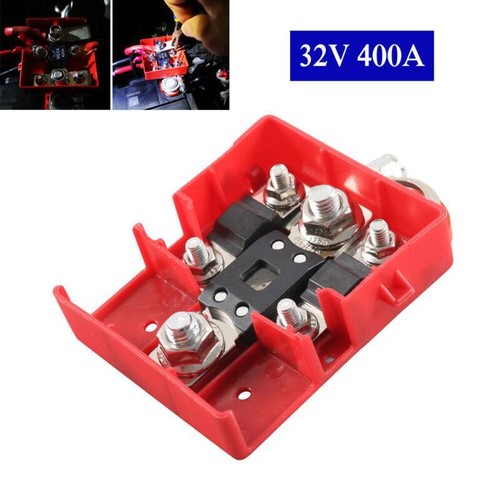 Red 400A Battery Clip Pile Head Battery Distribution Terminal Wiring ...