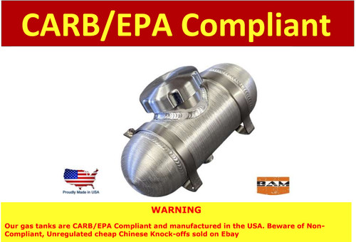 3x10 Center Fill Spun Aluminum Gas Tank Domed End Caps -Mower Go Kart ...