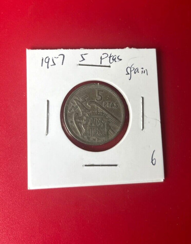 1957 25 PTAS SPAIN COIN - NICE WORLD COIN !!! | eBay