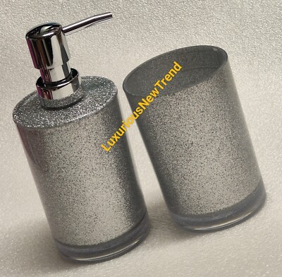 Silver Bathroom Set for sale | eBay