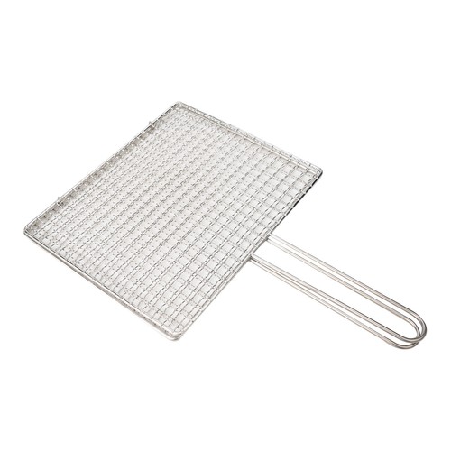 Stainless Steel Folding BBQ Net Suitable for Grilling Fish and Seafood ...