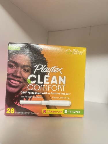 Playtex Clean Comfort Tampons (Regular and Super) - 28 ct | eBay