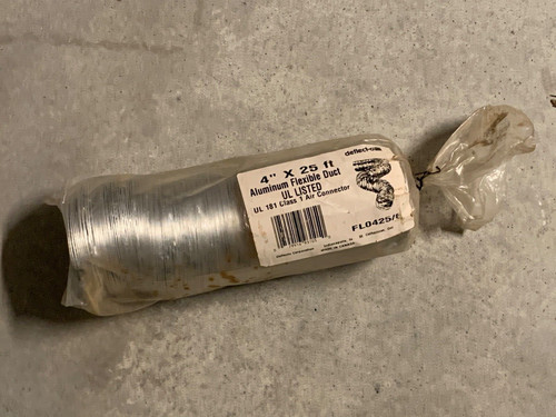 Partial Open Package - New - Deflecto FLO425/6 Aluminum Flex Duct UL ...