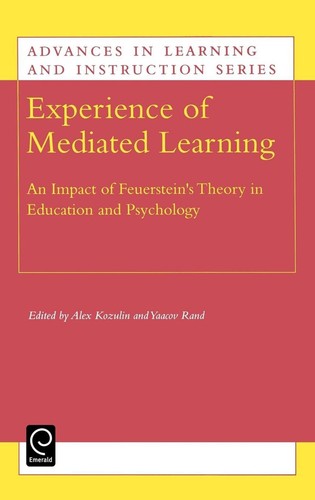 Experience of Mediated Learning: An Impact of Feuerstein's Theory in ...